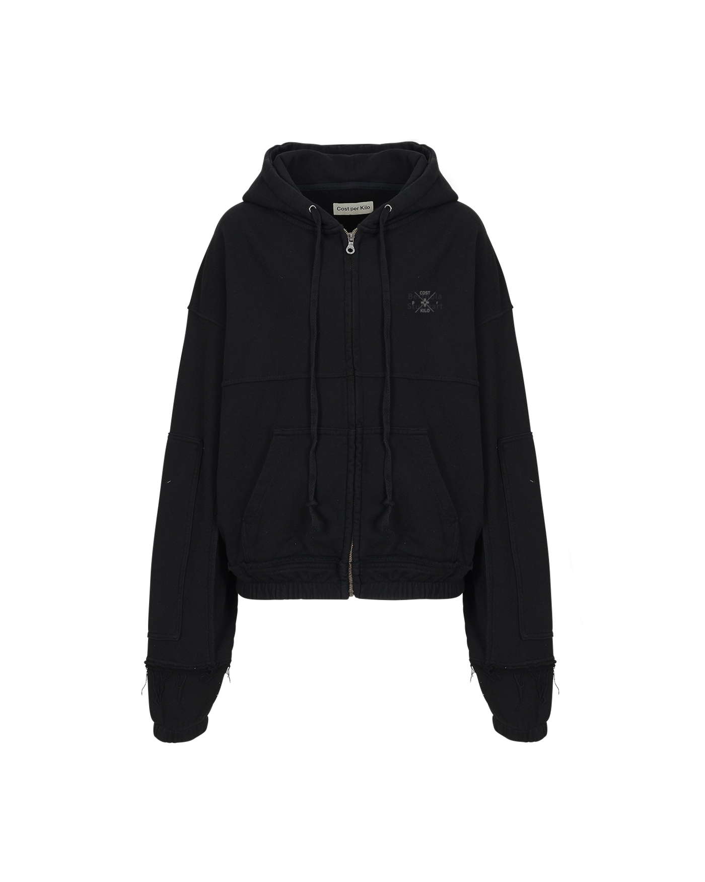 COST PER KILO PATCH ZIP HOODIE