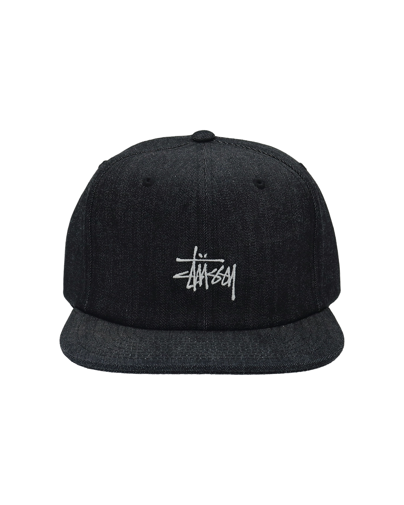 STUSSY SMOOTH DENIM STRAPBACK CAP