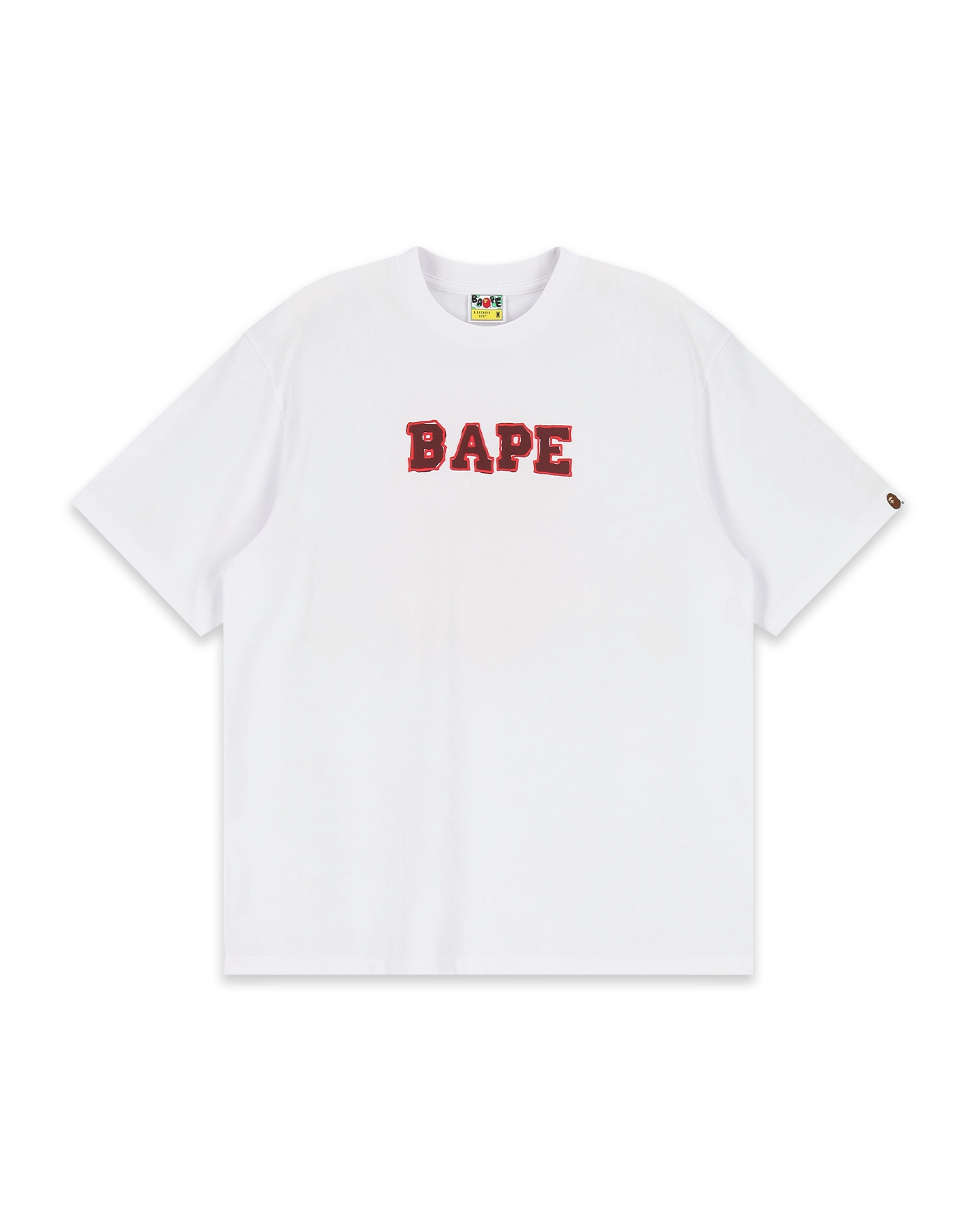 BAPE HAND DRAW BAPE LOGO RELAXED FIT TEE M