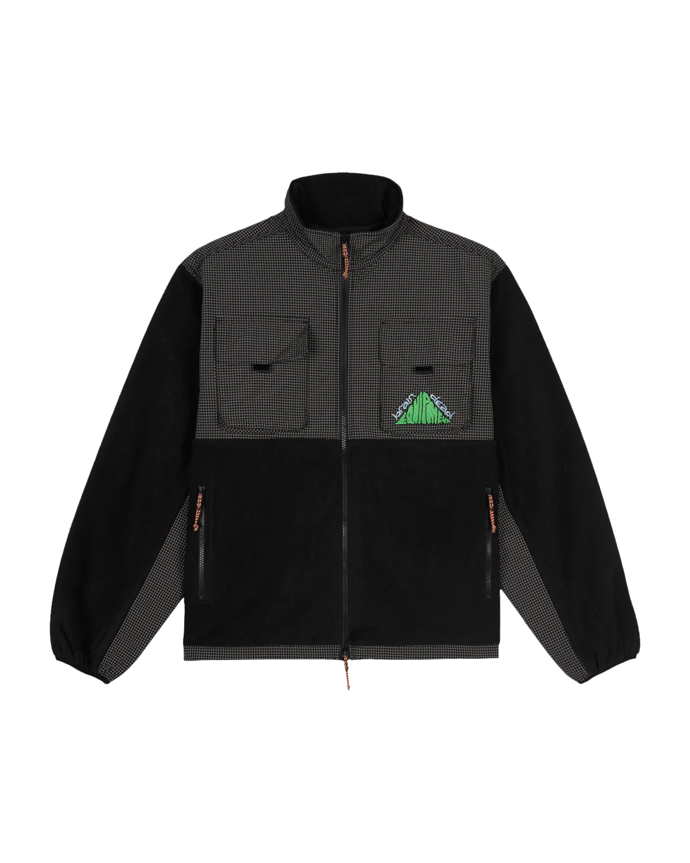 BRAIN DEAD Equipment Ripstop Zip Fleece Jacket